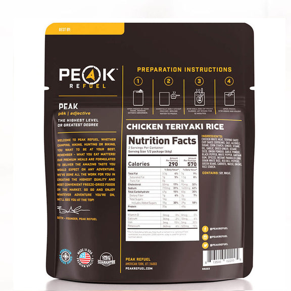 Peak Refuel Chicken Teriyaki & Rice | Shop at GOHUNT