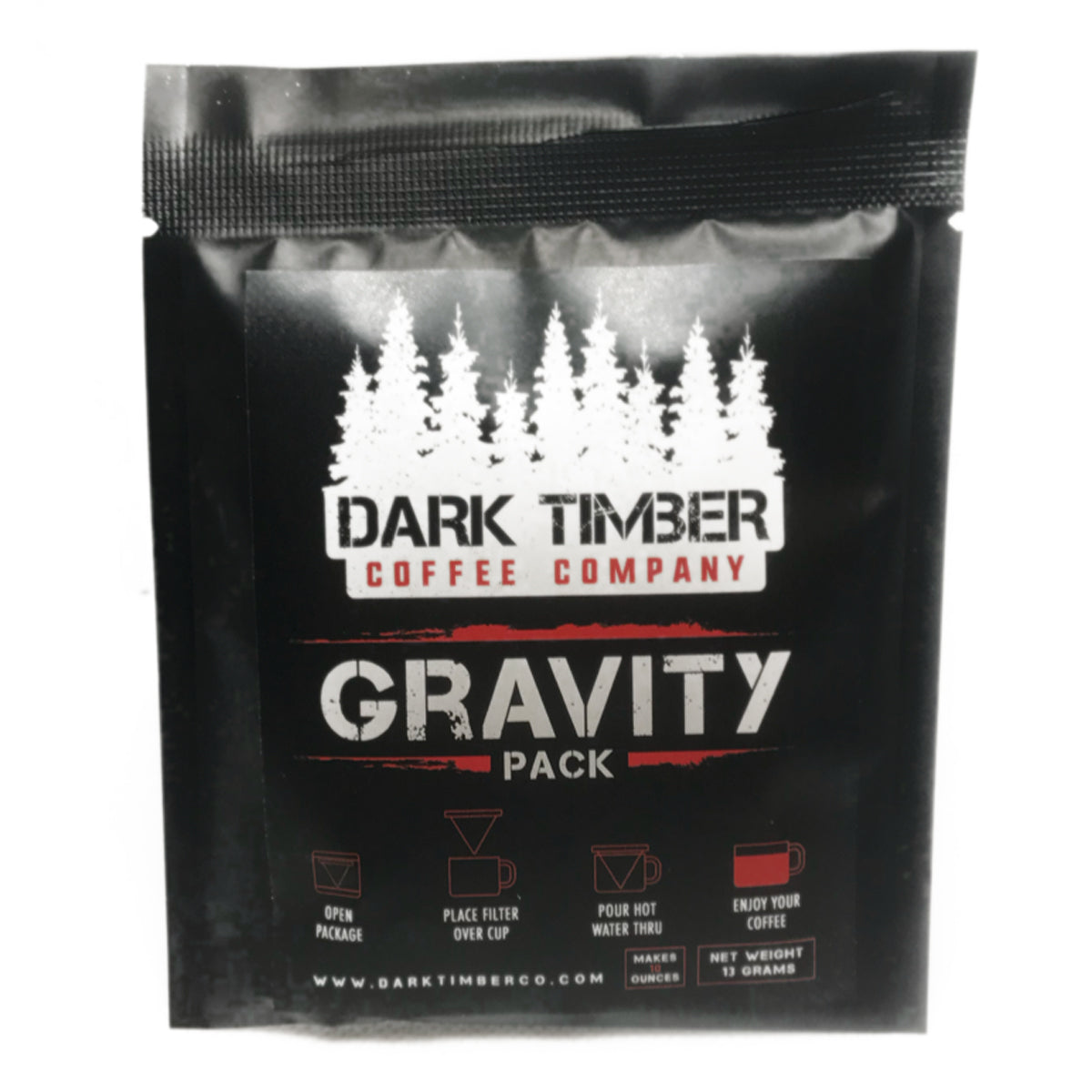 Dark Timber Coffee Gravity Packs (10 count) | Shop at GOHUNT