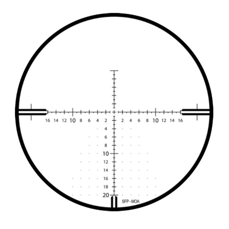 Zeiss Conquest V4 6-24x50 with ZMOAi-20 Illuminated #89 Reticle Ext. L ...